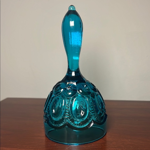 Vintage | Accents | Vintage Le Smith Moon And Star Blue Glass Bell ...